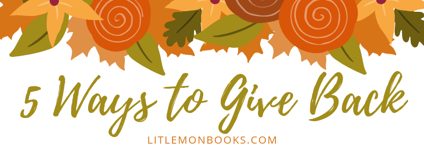 5 Ways to Give Back as Reader – Lit Lemon Books