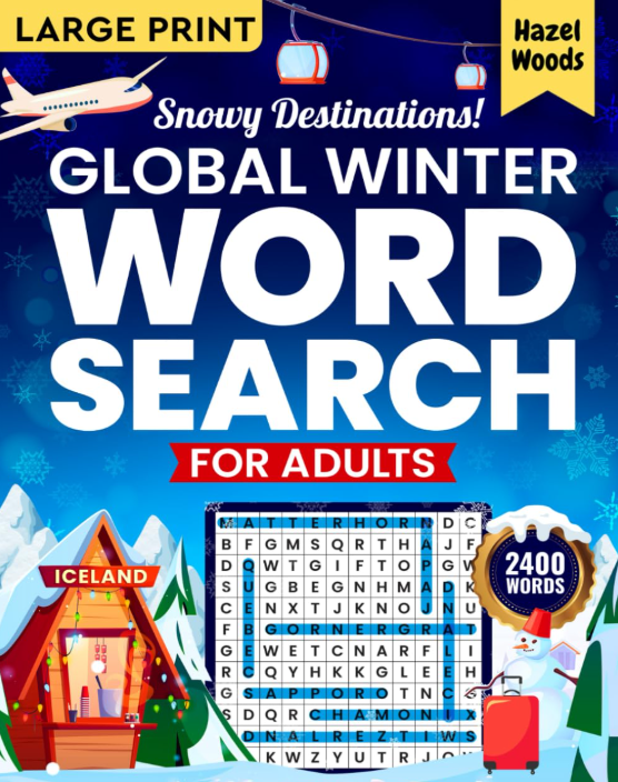 Book Review: Snowy Destinations! Global Winter Word Search for Adults ...